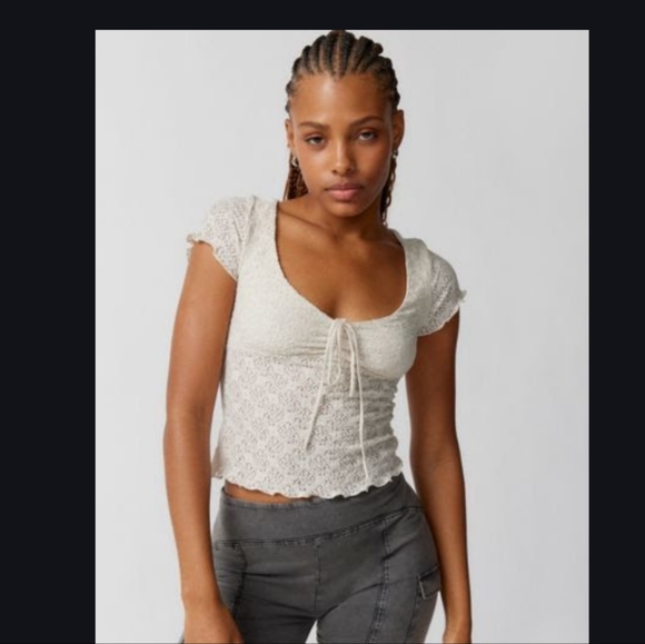 Kimchi Blue | Tops | Nwt Kimchi Blue Quinn Lace Short Sleeve Top | Poshmark